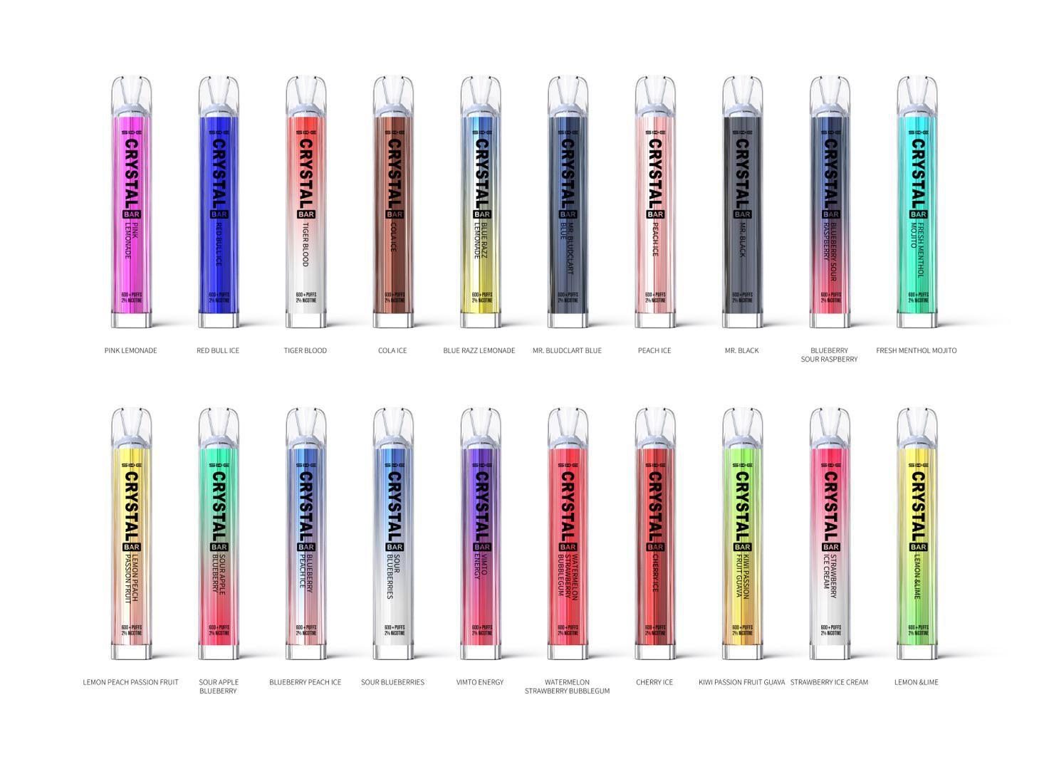 Ske Crystal 600 Original Disposable Vape Pod - Box of 10 ...